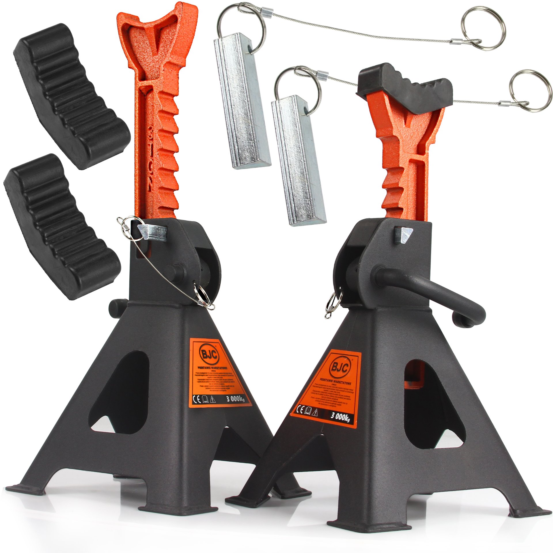 Autopukk turvalukuga 3T BJC | 2 Tk komplektis - AM Kaubad